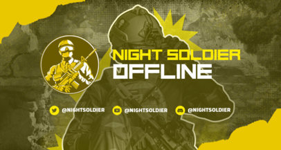 Placeit - Twitch Banner Creator for a Gaming Streamer Featuring a ...