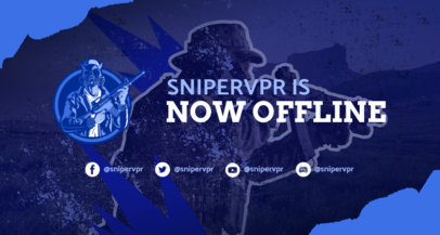 Placeit - Twitch Banner Template Featuring PUBG-Inspired Characters