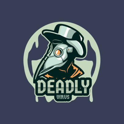 Placeit - Gaming Logo Maker Featuring a Graphic of a Plague Doctor with ...