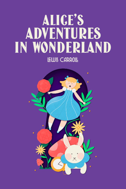 Placeit - Paper Cut-Out Book Cover Design Maker with an Arabian ...