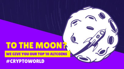 Placeit - YouTube Thumbnail Design Maker With a Crypto Trading Theme