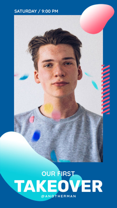Placeit - Instagram Story Design Template for a Takeover Dynamic