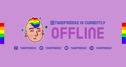 Placeit - Twitch Panel Maker Featuring an LGBTQ Avatar