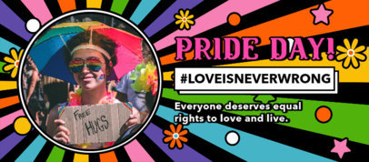 Placeit - Facebook Cover Generator for an LGBTQ Pride Parade