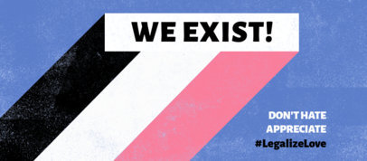 Placeit - LGBT Facebook Cover Design Generator to Celebrate Pride Month