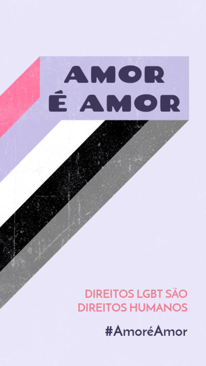 Placeit - Instagram Story Template for LGBT Pride Day Featuring a ...