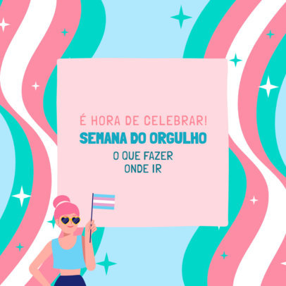 Placeit - LGBT-Themed Facebook Cover Template With Quotes and Colorful ...